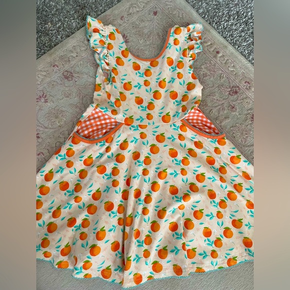 Dresses | Shrimp And Grits Kids Orange Dress | Poshmark